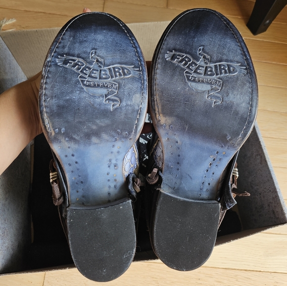 Freebird by Steven | Shoes | Freebird By Steven Navy Crue Boots | Poshmark